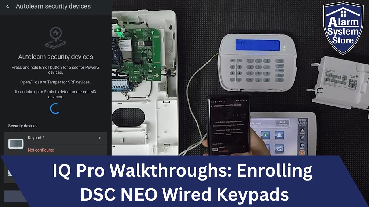 IQ Pro Mastery: Installing And Enrolling Wired Keypads - YouTube
