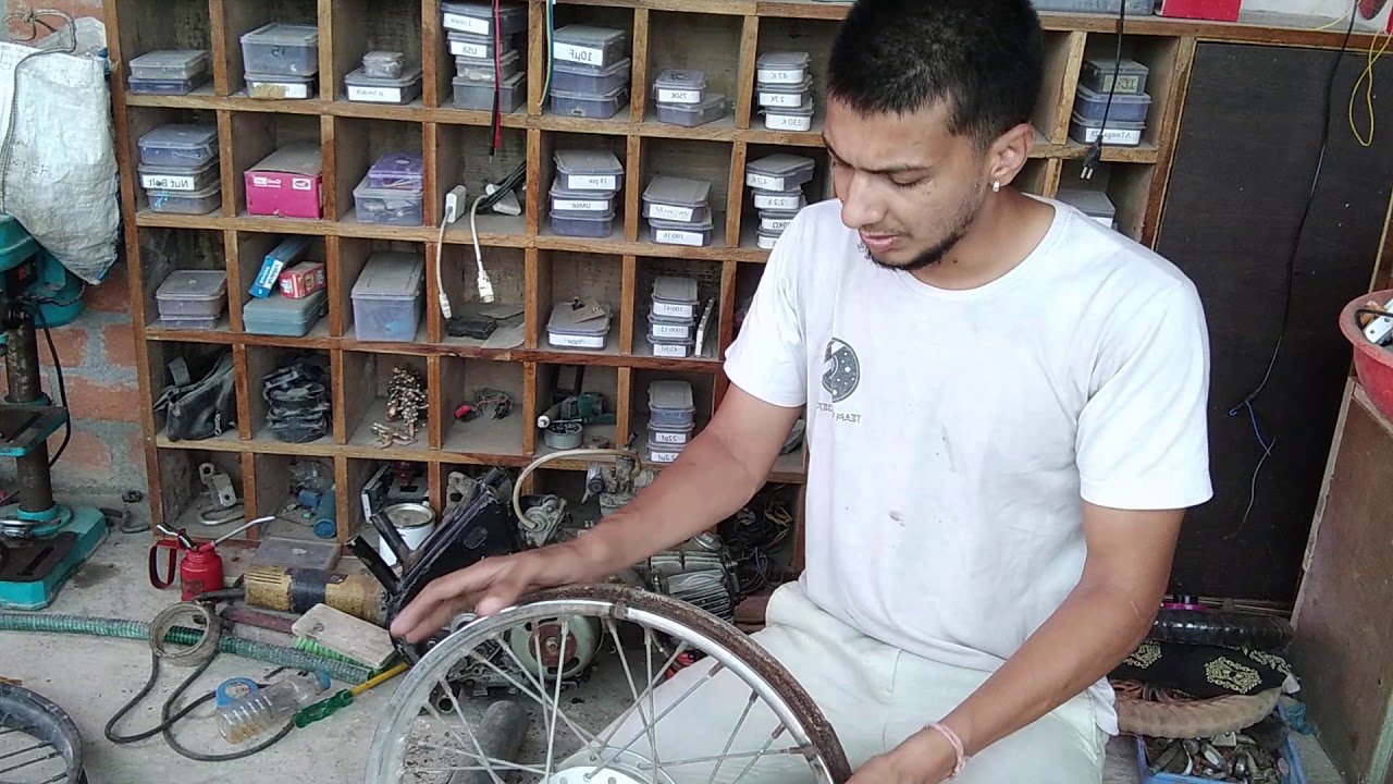 Power tiller cum weeder || How to make cage wheel || Part - 3||ANYTECH SOLUTION- Ashwin Dangi ...