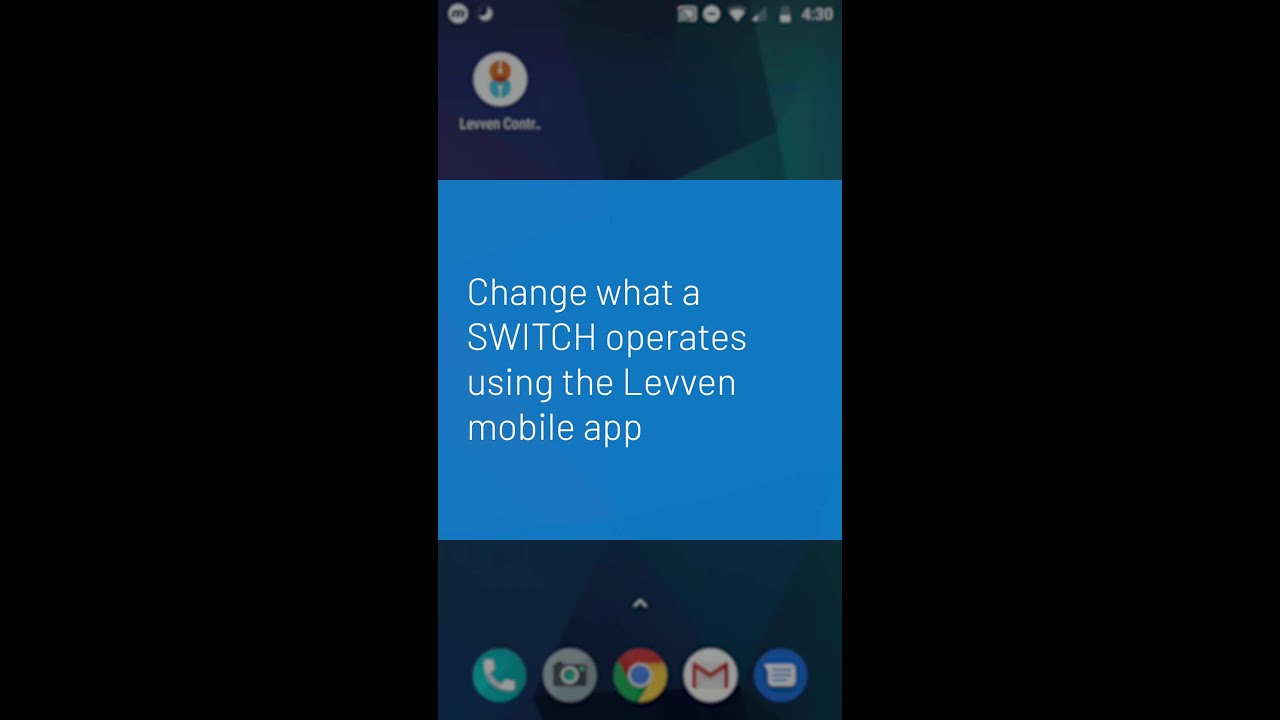 How to Change What a Switch Operates from the Levven App - YouTube
