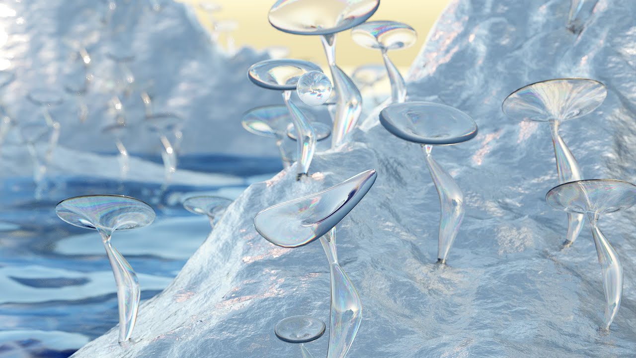 Vision on the Enigmatic Glass Field by Blender 3d - YouTube