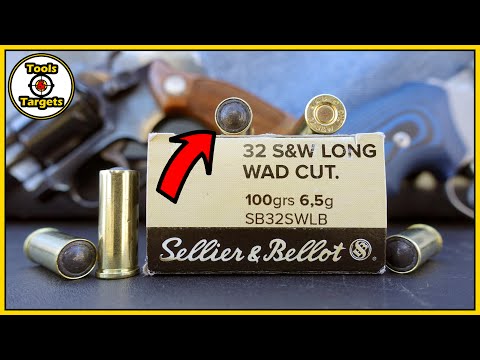 HOLE Punchers!...Wadcutter AMMO For Self-Defense? .32 S&W Long Sellier & Bellot Ballistic Gel Test!