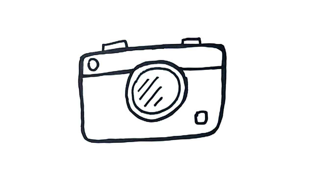 How to Draw a Camera - YouTube