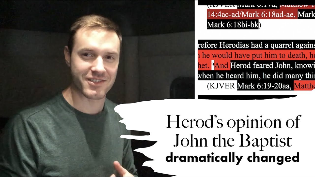 245. Herod's opinion of John dramatically changes. Matthew 14:5, Mark 6 ...