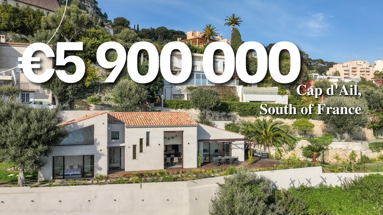 New villa with fantastic views and close proximity to Monaco in Cap d ...