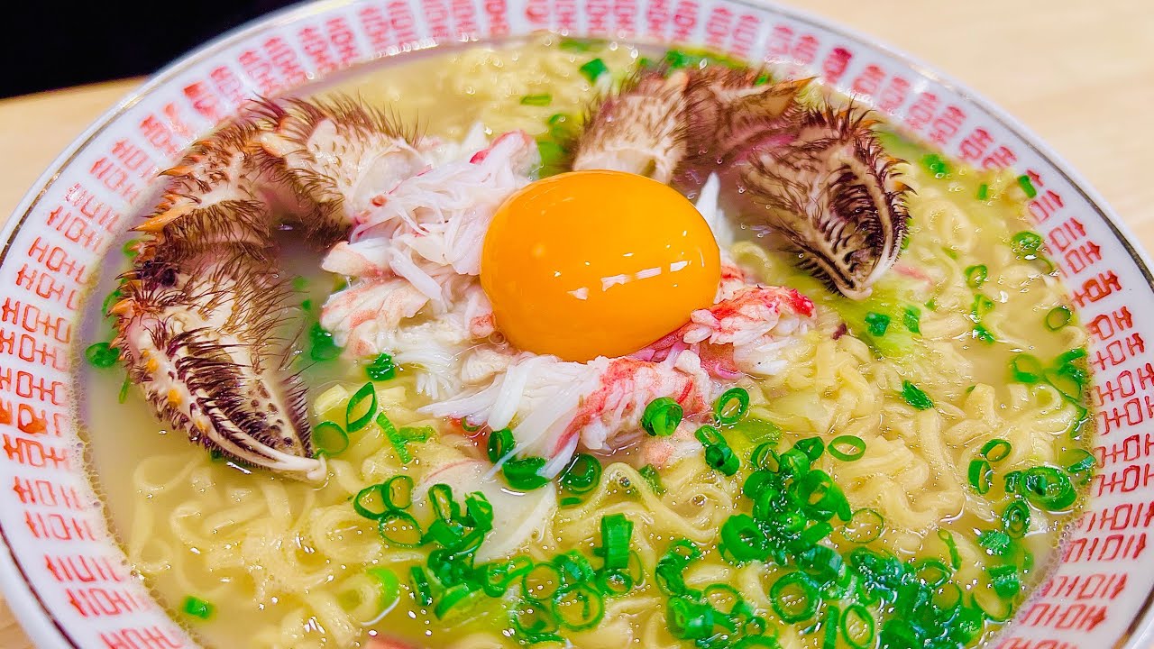🇯🇵Hairy Crab Nigiri & Crab Broth Ramen🦀 - YouTube