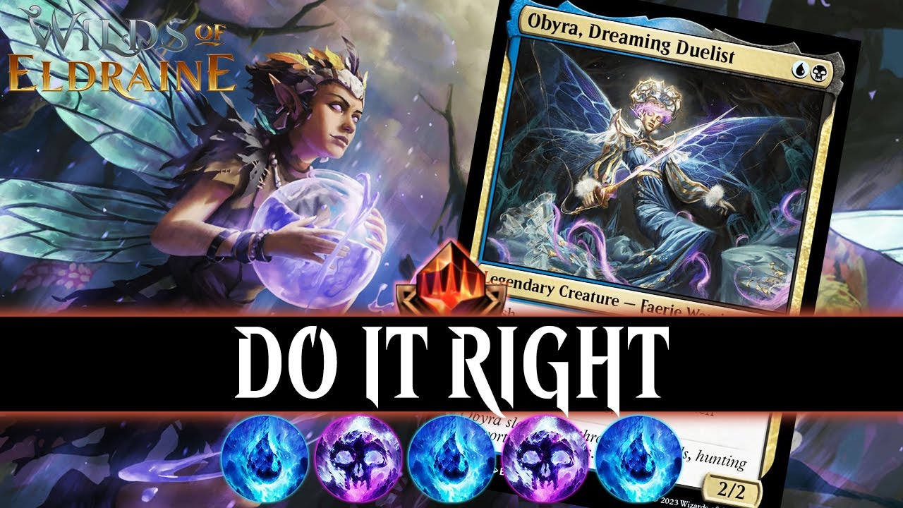 💧💀 DIMIR FAERIES BUILT CORRECTLY | Diamond Eldraine WOE Standard | MTG ...