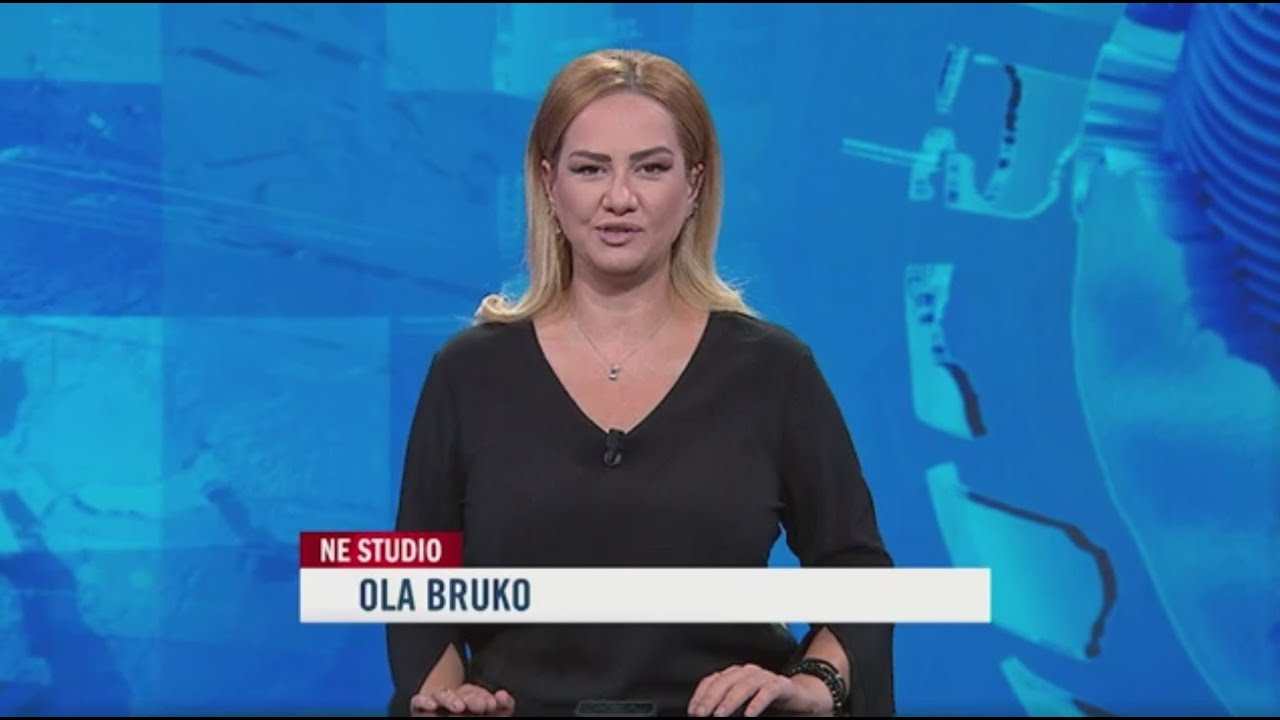 2 shtator 2023, Edicioni Qendror i Lajmeve në News24, në studio Ola ...