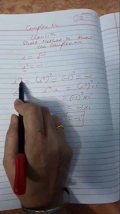 how to find any power of iota! - YouTube