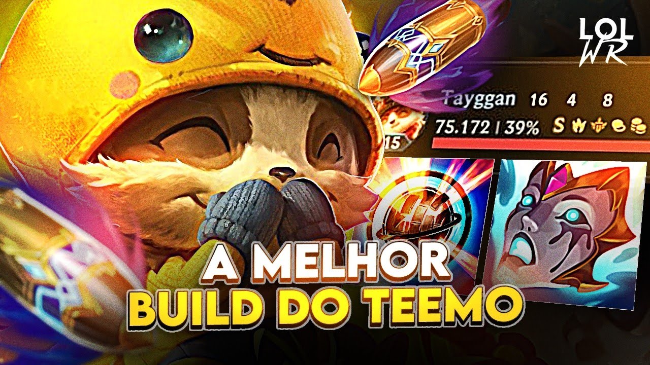 ELA VOLTOU!!! A MELHOR BUILD DO TEEMO PRA CARREGAR O JOGO!!! | LoL Wild ...