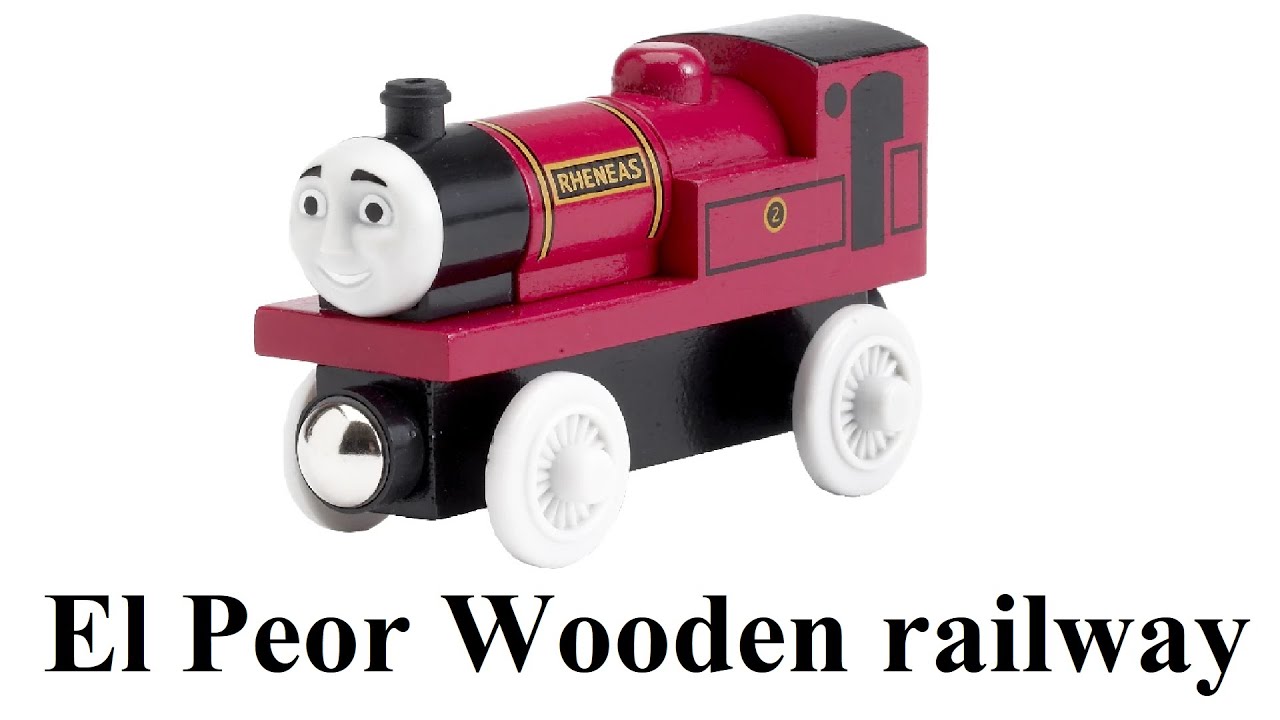 La lamentable evolución de Rheneas en Thomas Wooden Railway - YouTube