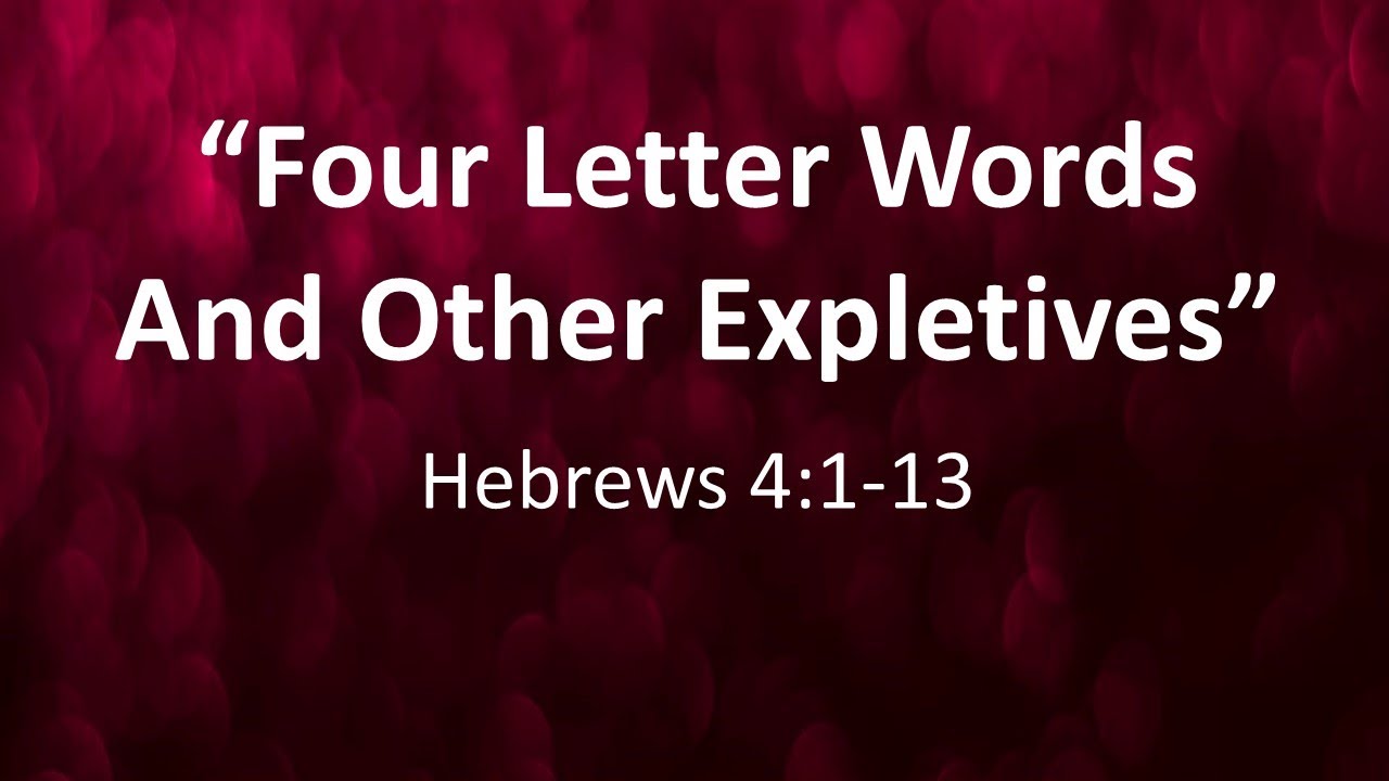 Four Letter Words and Other Expletives - YouTube