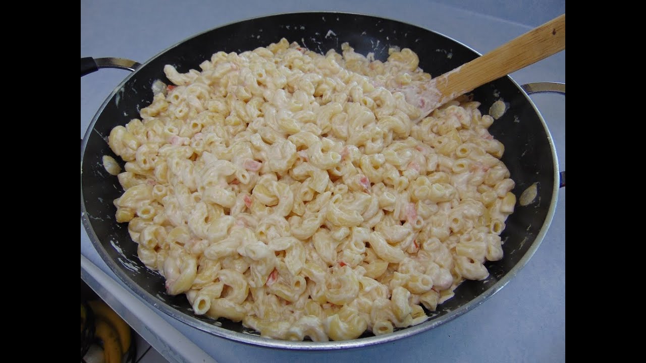 Pasta de Codito Con Crema Rica y Facil!! - YouTube