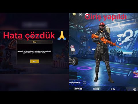 pubg mobile bu hesap ile yeni bir sürümden giriş yapıldı hatası nasıl yapılır