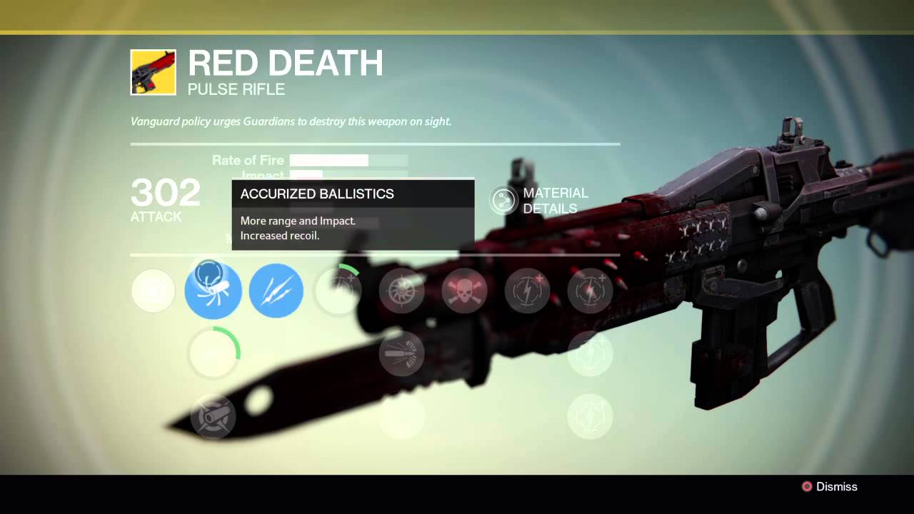 Destiny Exotic Review - Red Death - YouTube