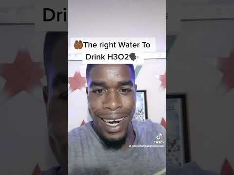 🤲🏾The right Water To Drink H3O2🗣#theright #watertodrink #h3o2 - YouTube