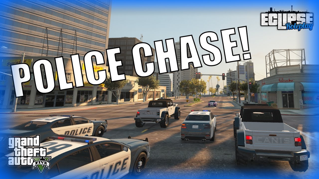 HUGE Police Chase! | GTA 5 RP (Eclipse Roleplay) - YouTube