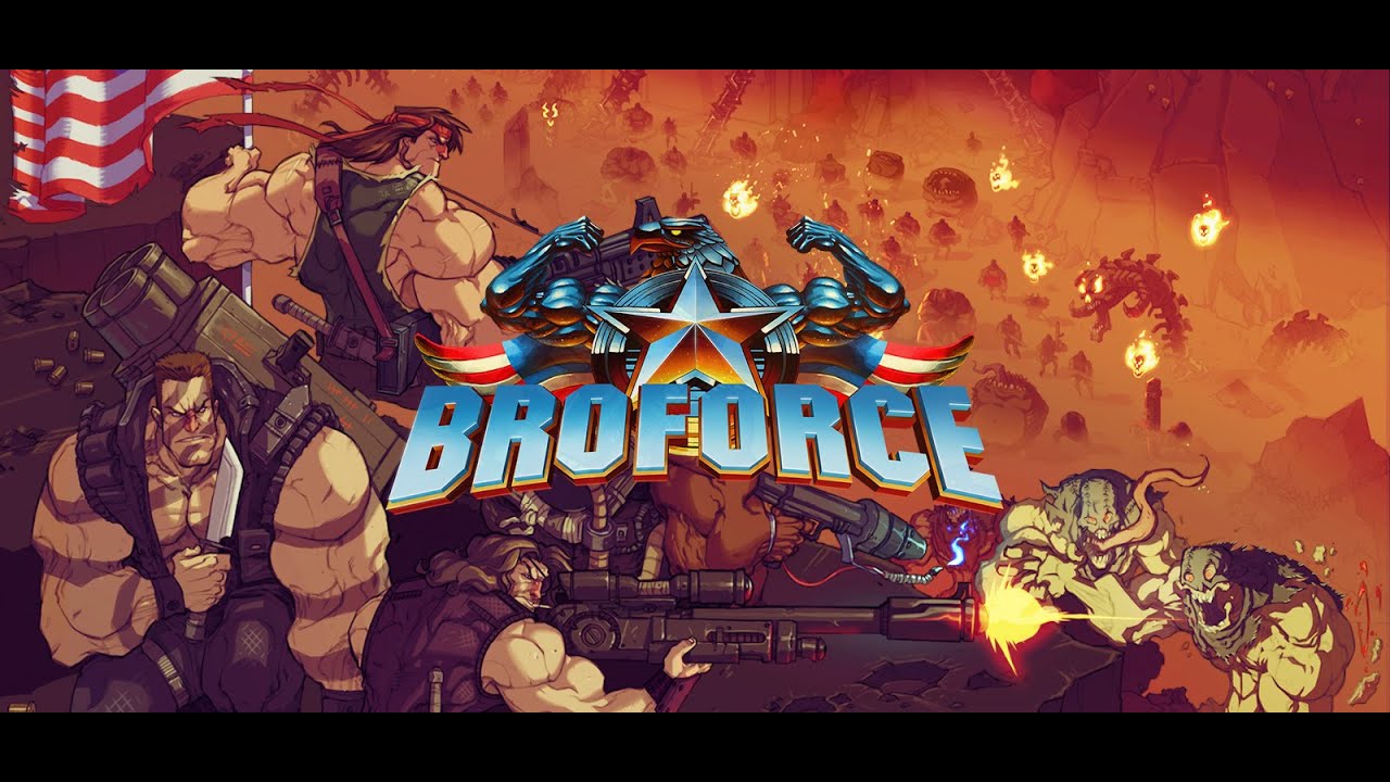 Broforce (PC) Playthrough--HARD MODE; ALL BROS UNLOCKED - YouTube