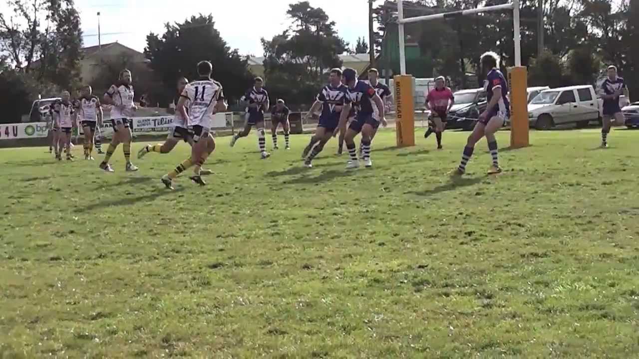 2013 Group 10 Rugby League round 11 - Oberon Tigers upset Bathurst St ...