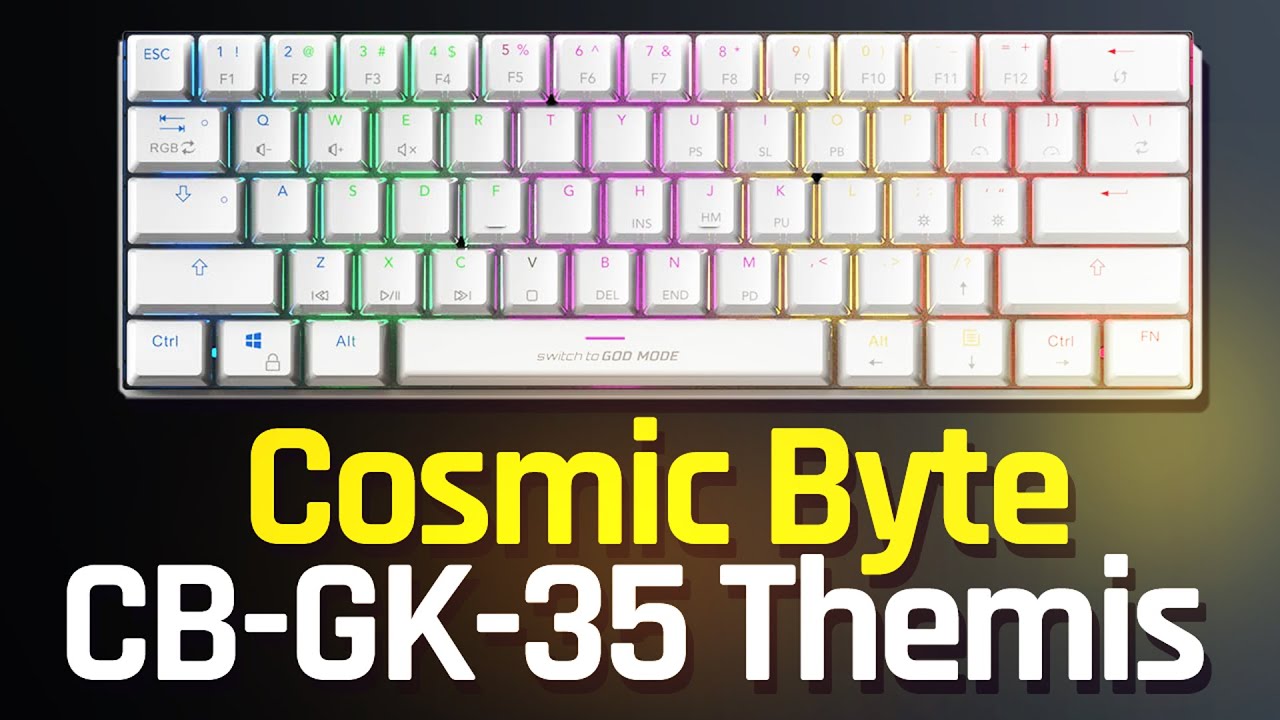 Unboxing - Cosmic Byte - CB-GK-35 Themis - 61 Key RGB Mechanical ...