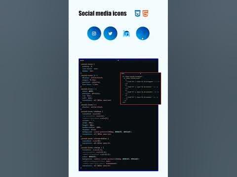 Social Media Icon | #viral #css #html #coding #js #animation #social #socialmedia #javascript # ...