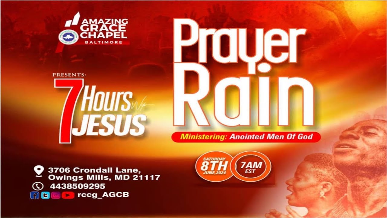 RCCG AGCB 7 Hours with Jesus 2024 | Prayer Rain - YouTube