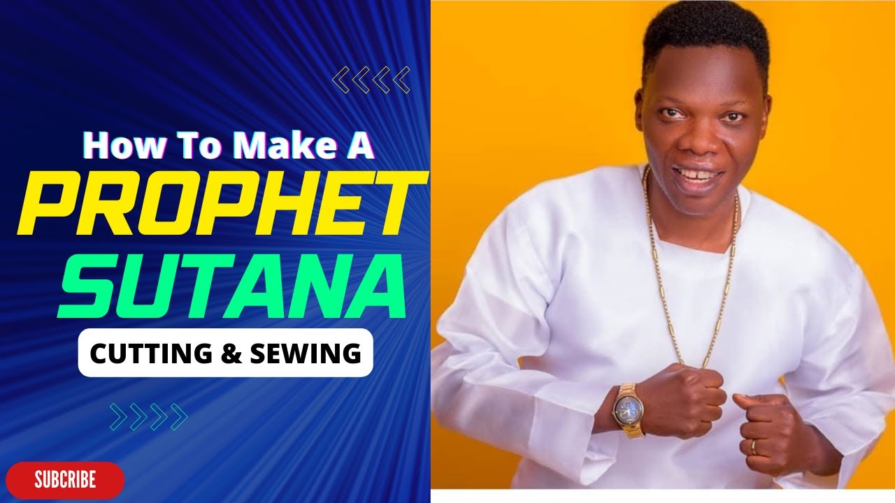 HOW TO CUT A PROPHET SUTANA || A Male 4-Corner Celestial Garment - YouTube
