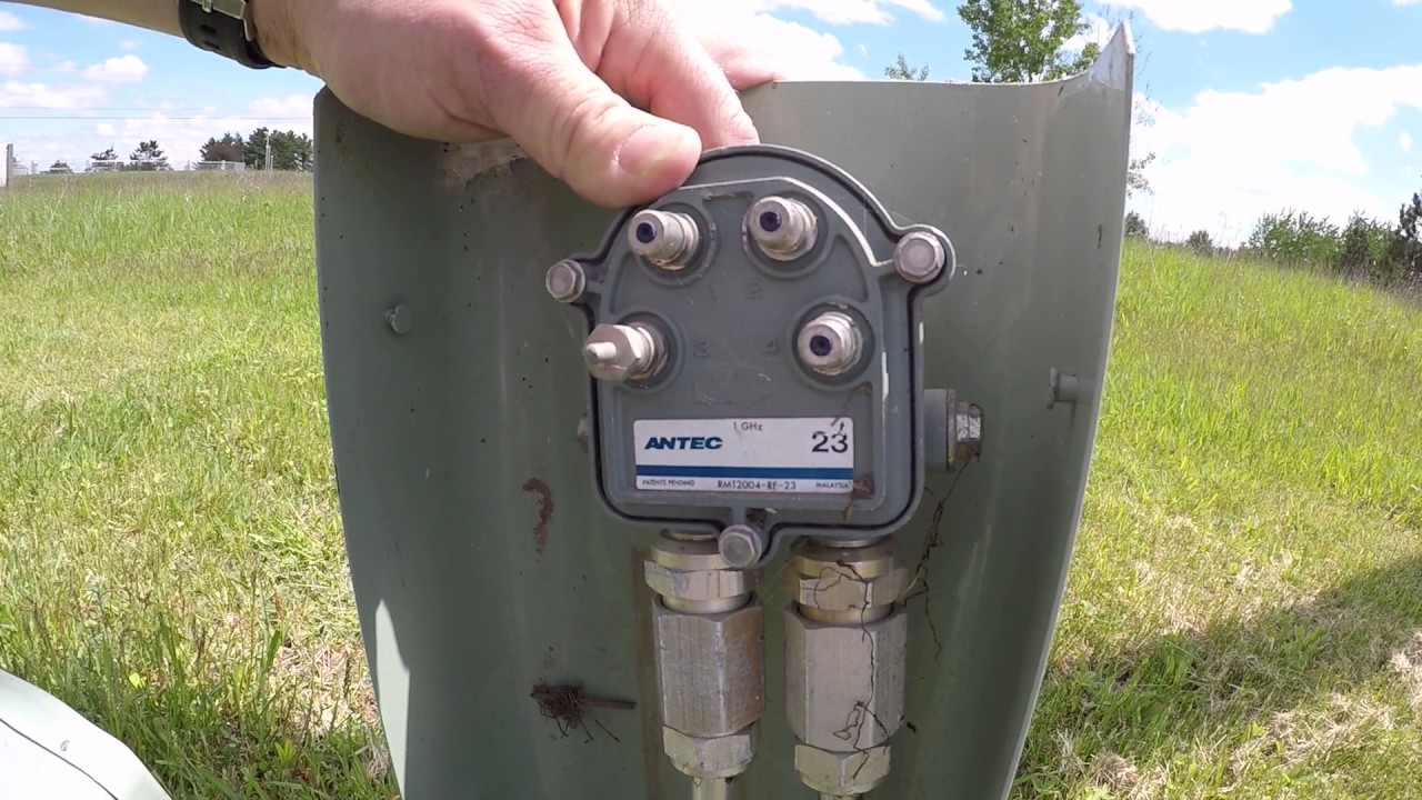 CATV 4- port tap - YouTube