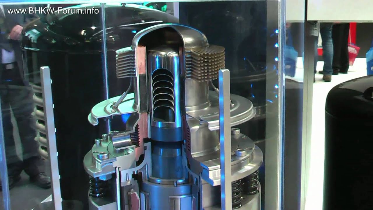Aufbau und Funktion des Microgen Stirlingmotors [ISH 2011] - YouTube