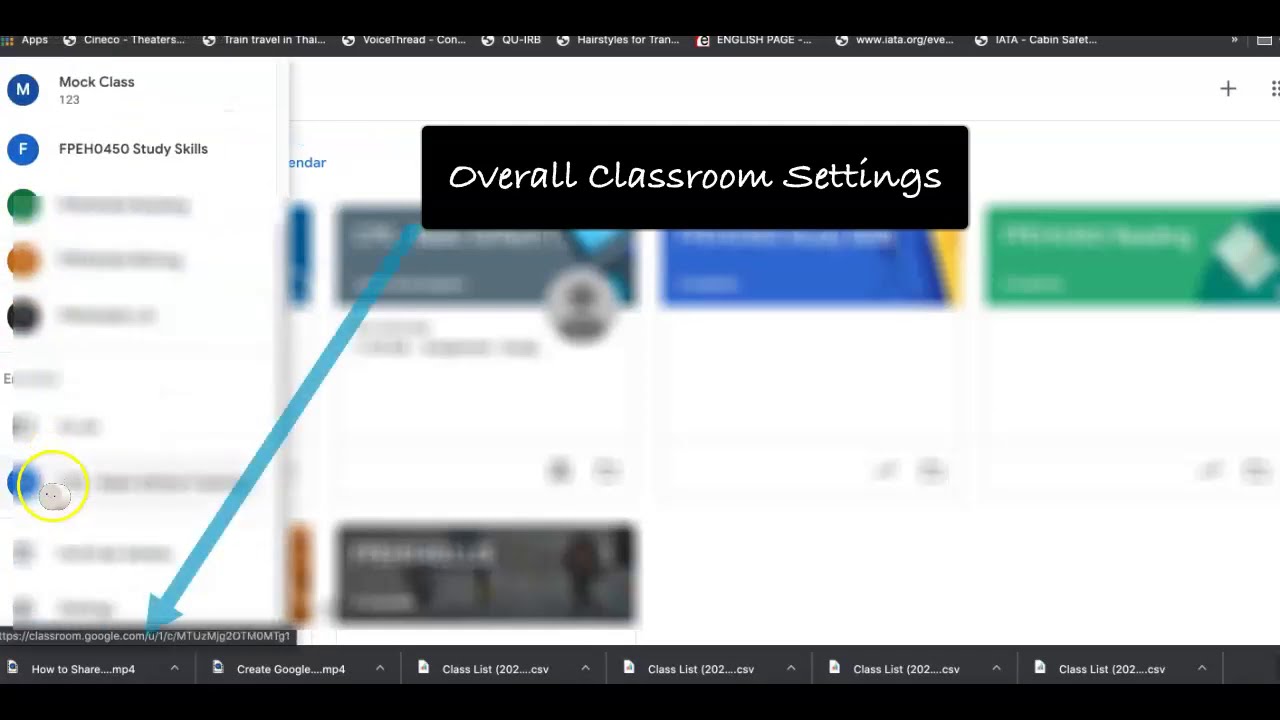 Google Classroom Settings - YouTube