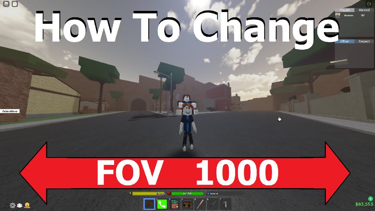 How To Change FOV in Da Hood (NO CHEATS) - YouTube