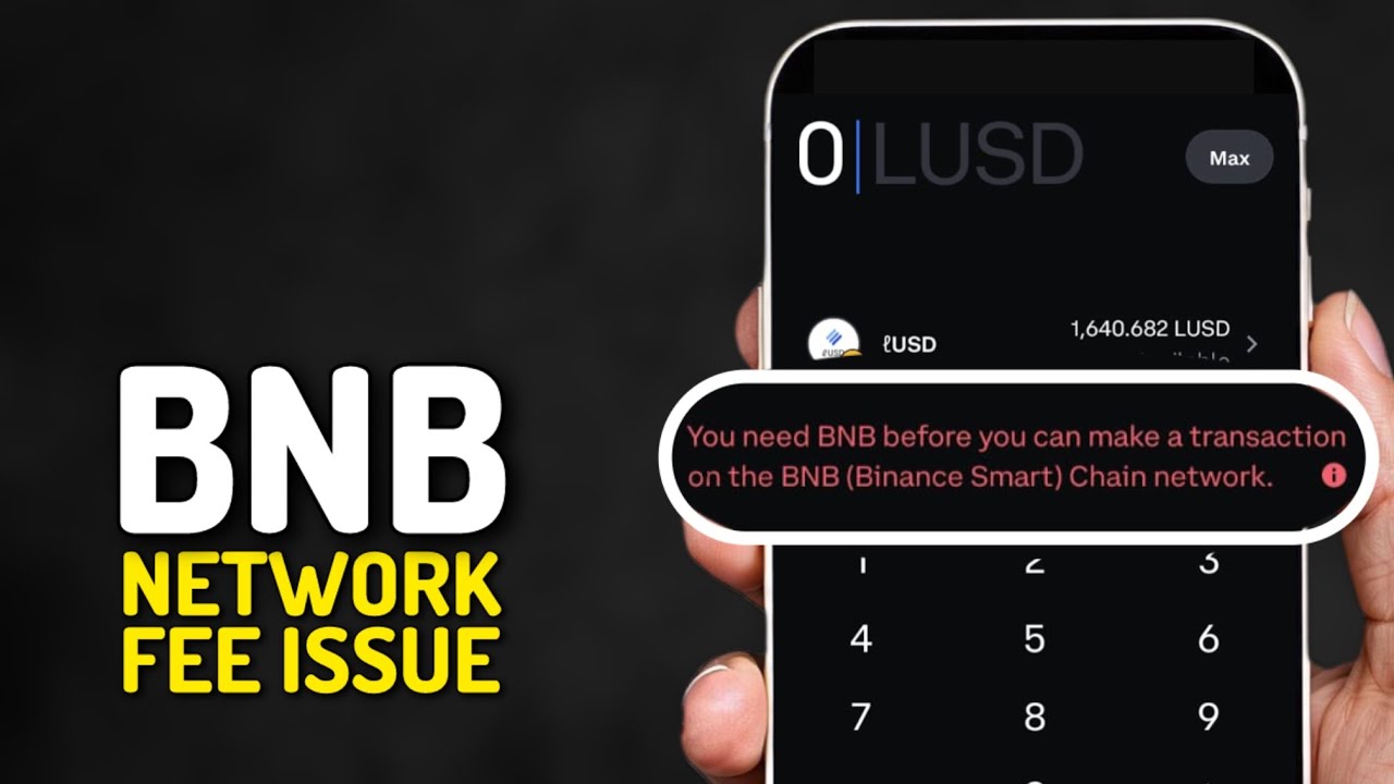 How to Fix Network Fees Issue in Coinbase Wallet | Solve BNB Error in ...