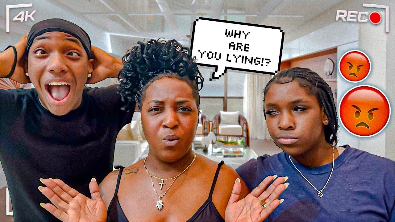 Lying on Mama Meka in front of her to get her reaction / She wasn't ...