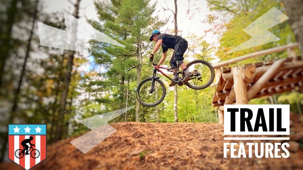 Mountain Bike Trail Features - YouTube