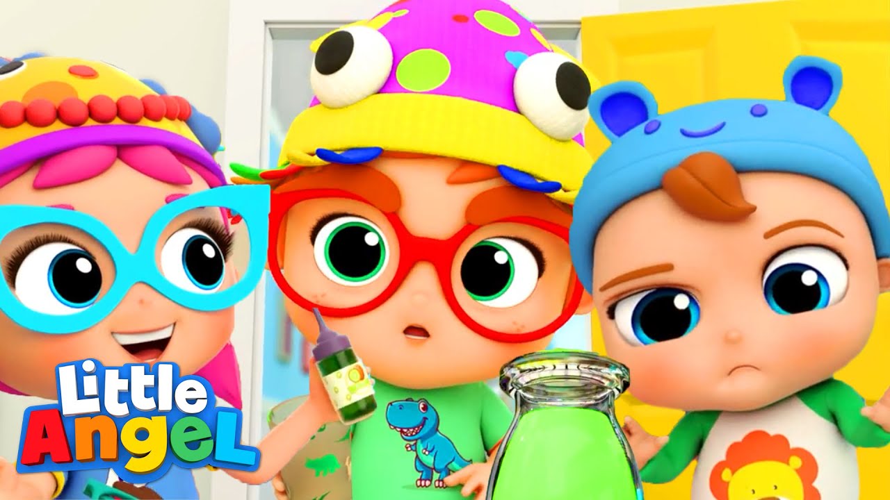 April Fools Song! | Little Angel | Kids Cartoons and Nursery Rhymes ...