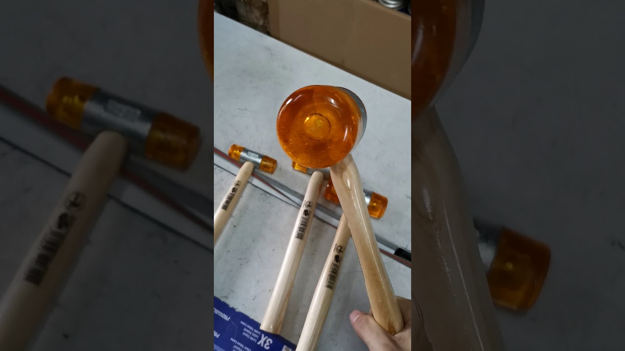 Hunter Germany plastic mallet - YouTube