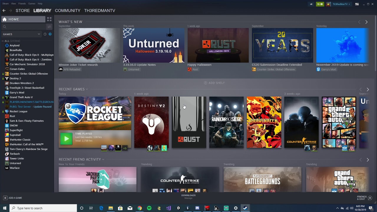 New Steam library Update Review! - YouTube