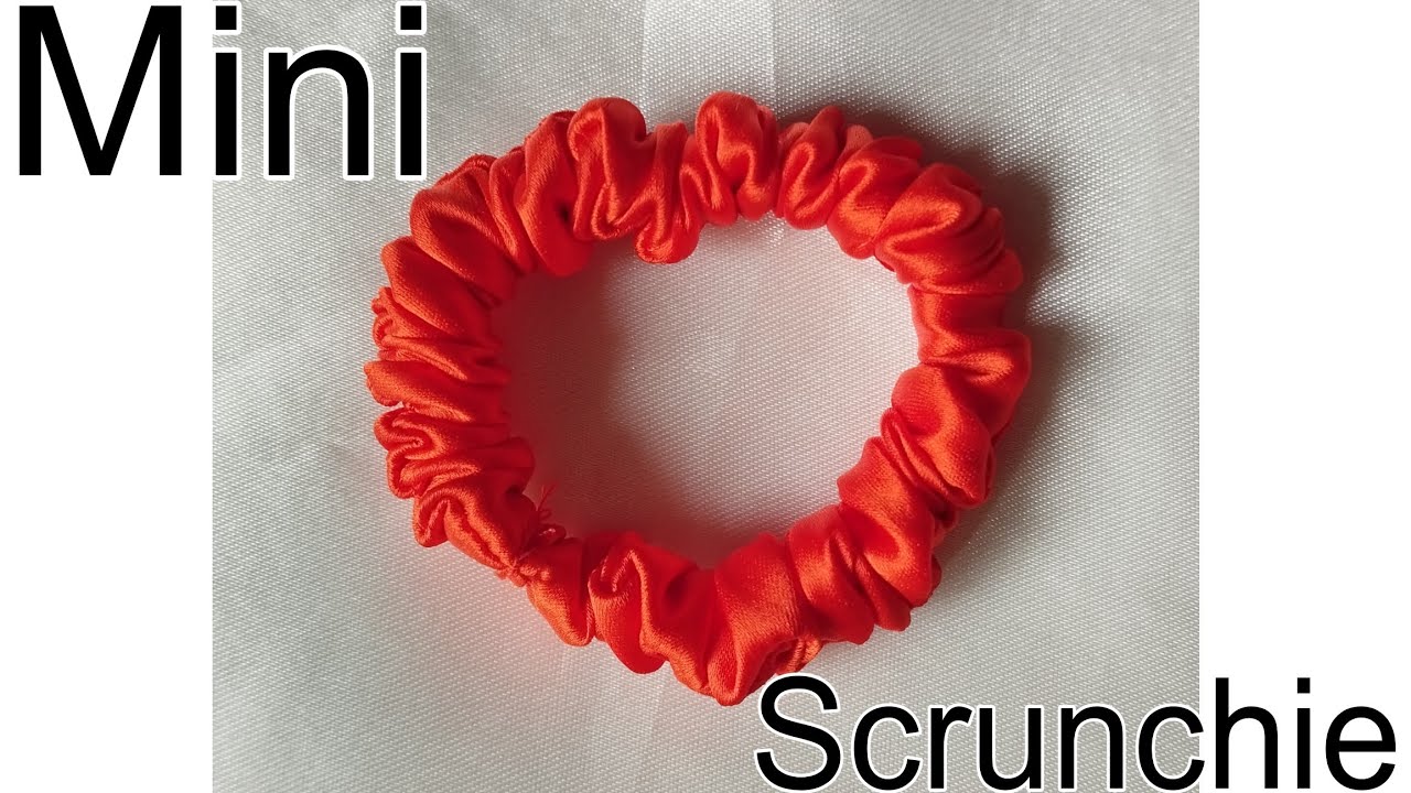 DIY Scrunchies | Mini Scrunchies - YouTube