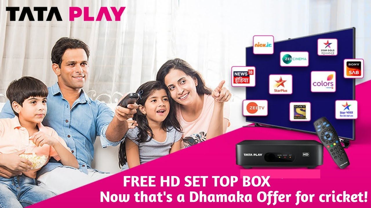 FREE HD SET TOP BOX Now that's a Dhamaka Offer for cricket! | Tata Play ...