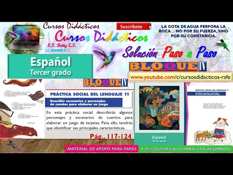Practica11🐬Describir escenarios y personajes de cuentos 🐬3er Grado ...