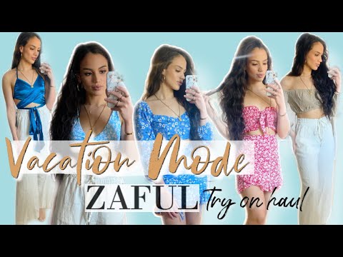 ZAFUL VACTATION TRY ON HAUL| bikinis, summer / spring clothes | Janelle Mariss