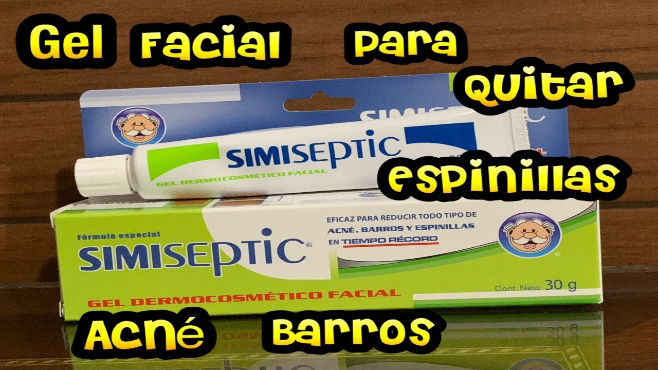 simiseptic gel de farmacia similares te quitara espinillas, barros ...