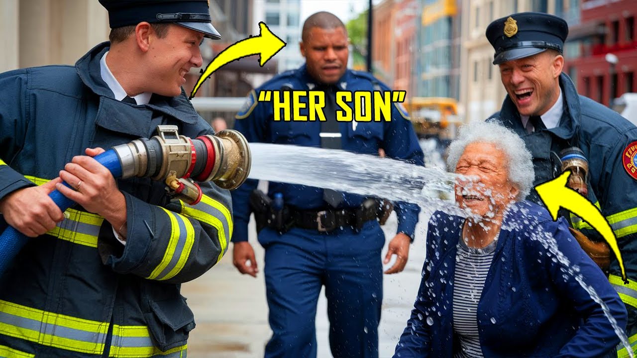 Firefighters bullied an elderly woman, but they didn't know her son was ...