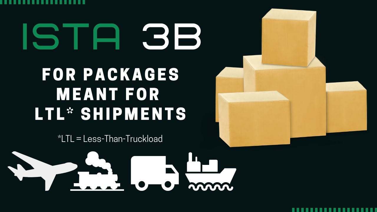 ISTA 3B | For Packages That Will Undergo LTL (Less-Than-Truckload) Shipments - YouTube