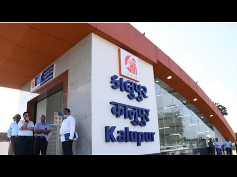 Kalupur railway station to underground Kalupur metro station how to go ...