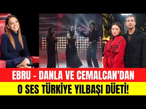 O Ses Yılbaşı programında Ebru Güneş, Danla Bilic ve Cemal Can Canseven'in \