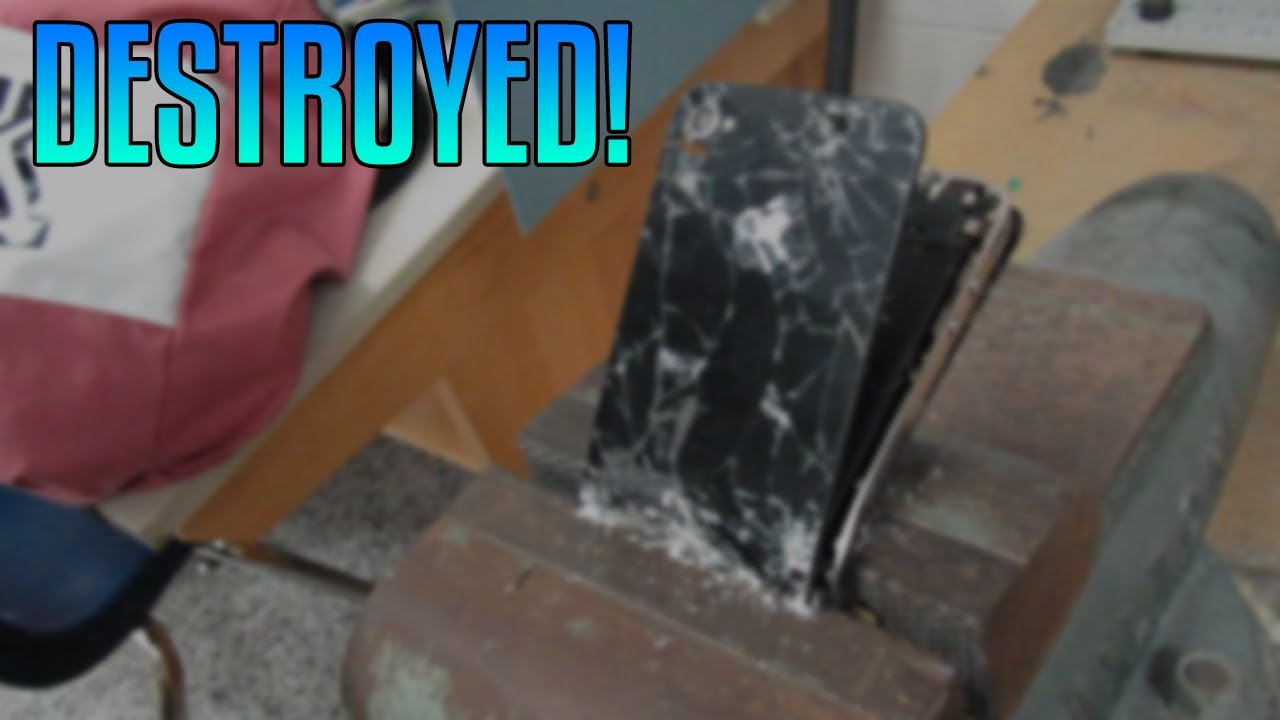 DESTROYING AN IPHONE! - YouTube