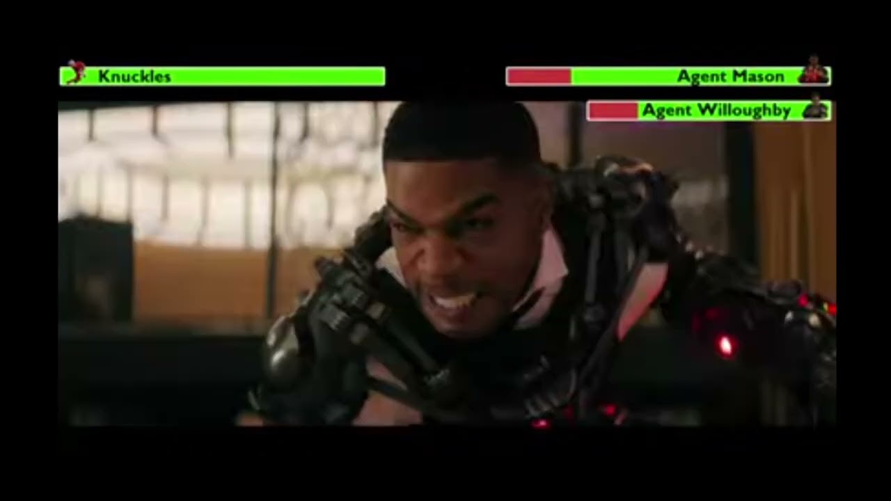 agent masón y agent willoughby vs Knuckles#movies - YouTube