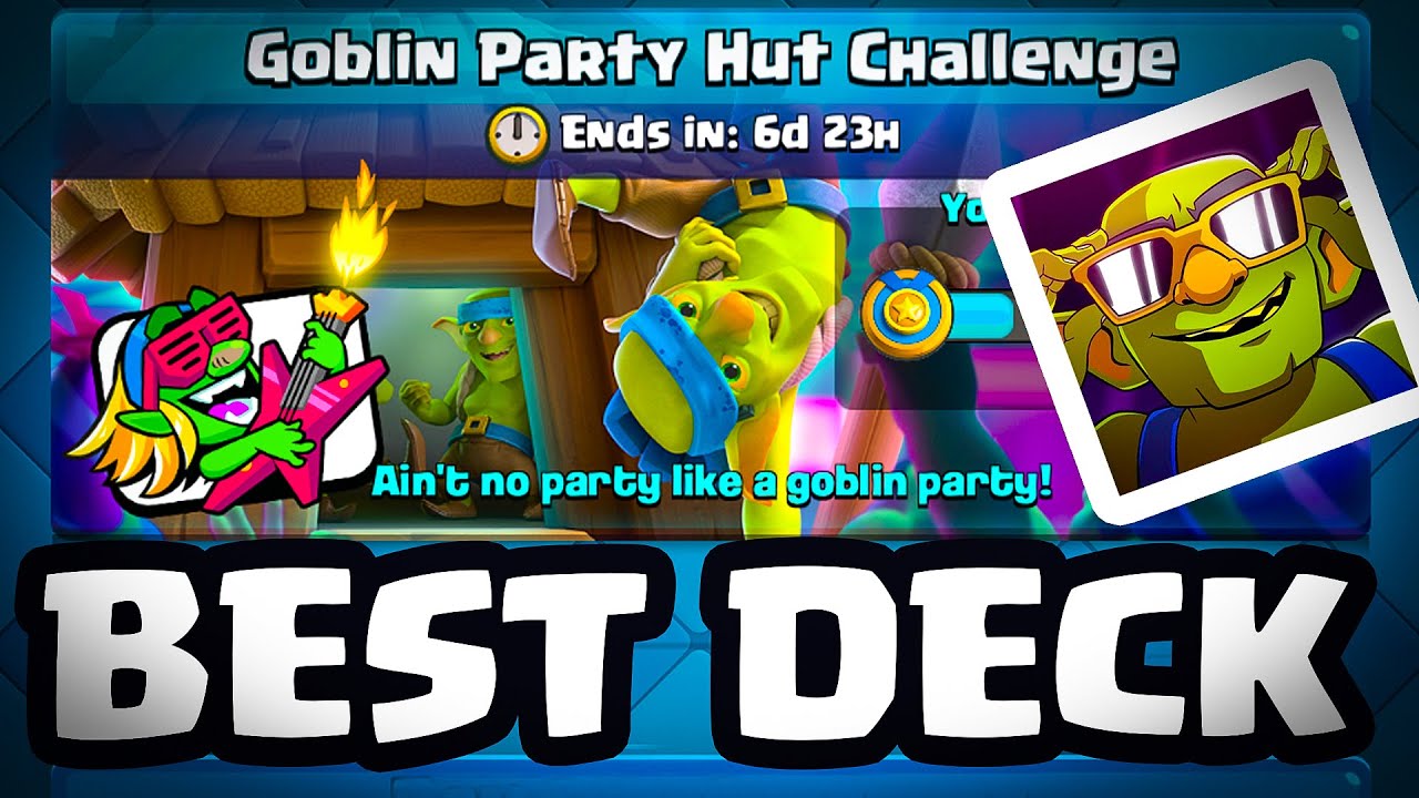 Party Hut Challenge Best Deck | Clash Royale - YouTube