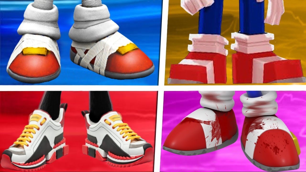 Sonic The Hedgehog Movie Choose Your Favourite Sonic Shoes (Sonic Boom ...