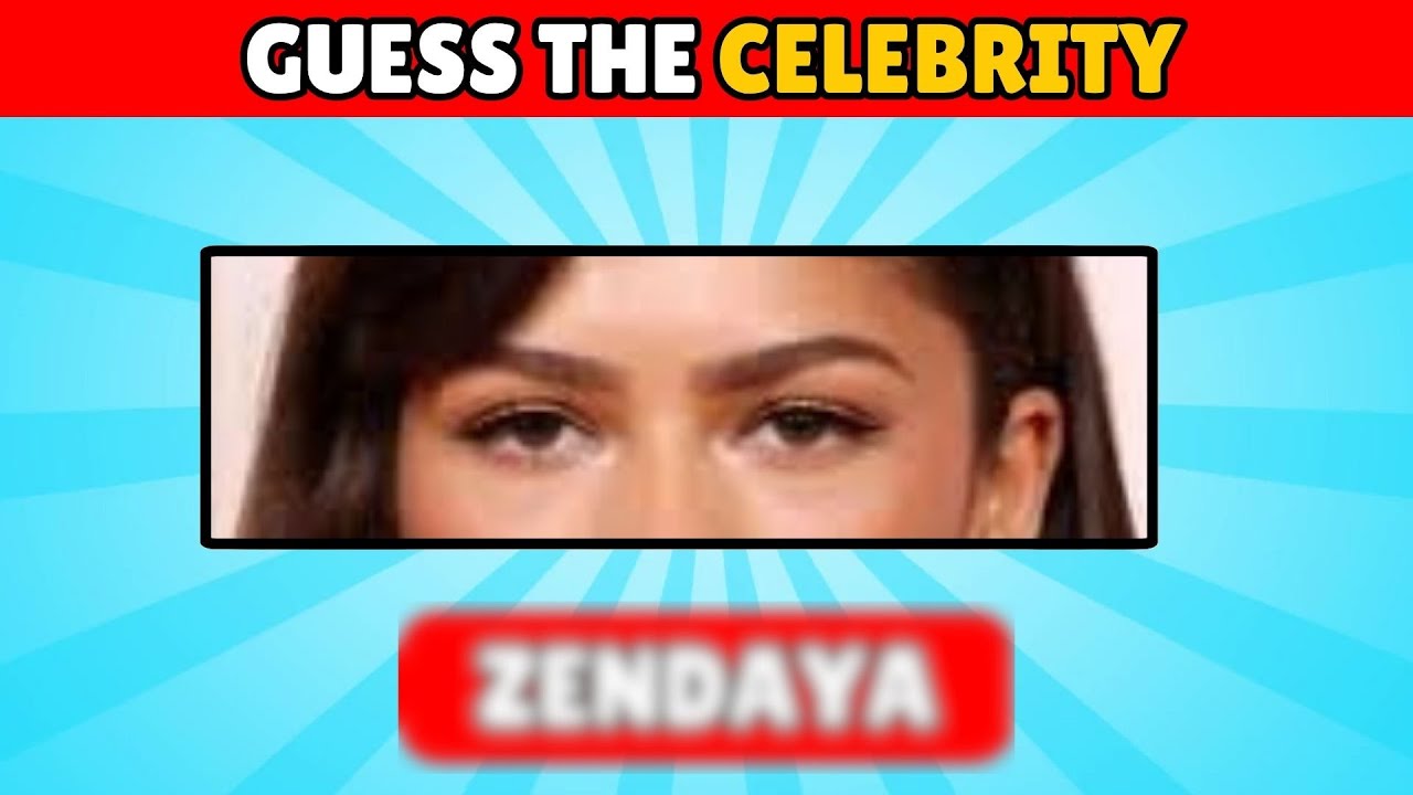 Can You Identify THESE Famous Faces By Just Their EYES? - YouTube